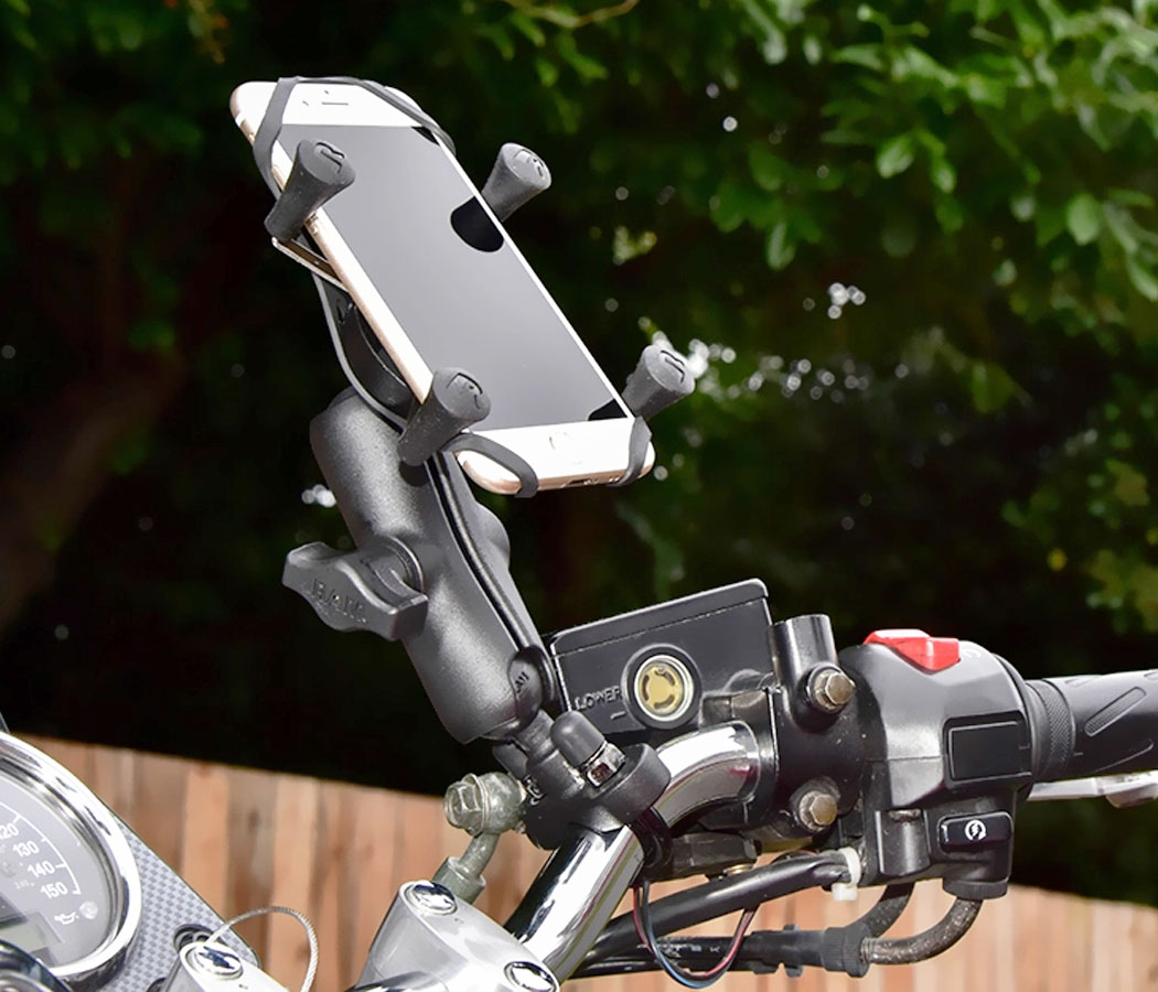 cyclebitz: RAM Mounts X-Grip Small Universal Holder Rail Mount Kit - .5"-1.25"