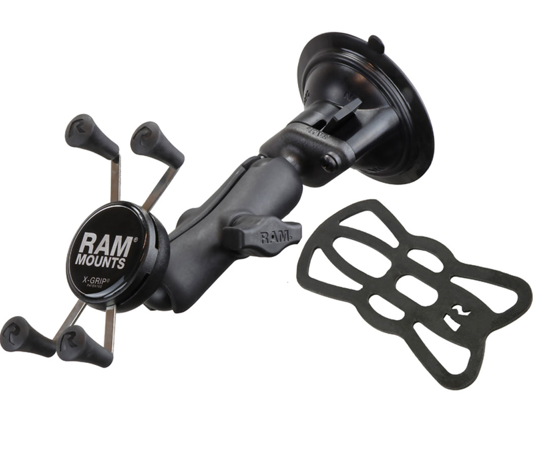 cyclebitz: RAM Mounts X-Grip Small Universal Holder Suction Cup Kit