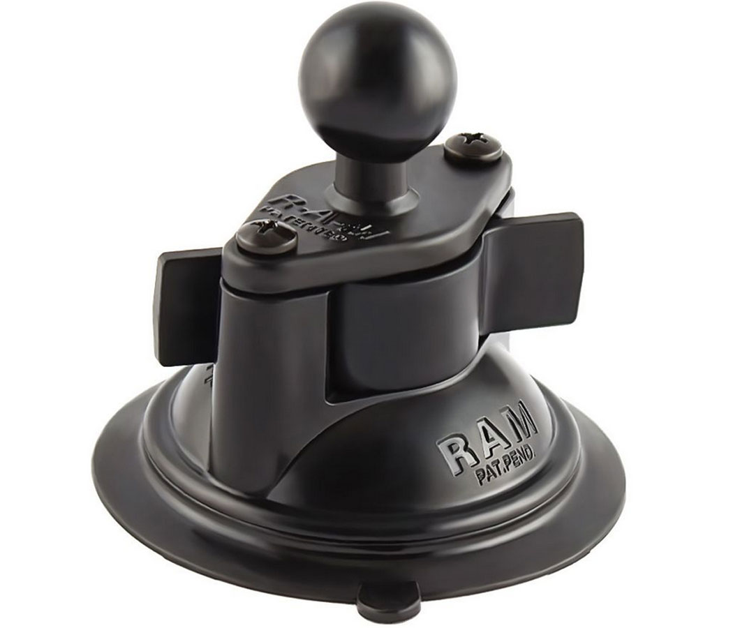 cyclebitz: RAM Mounts 3.3" Suction Cup Base with 1" Ball