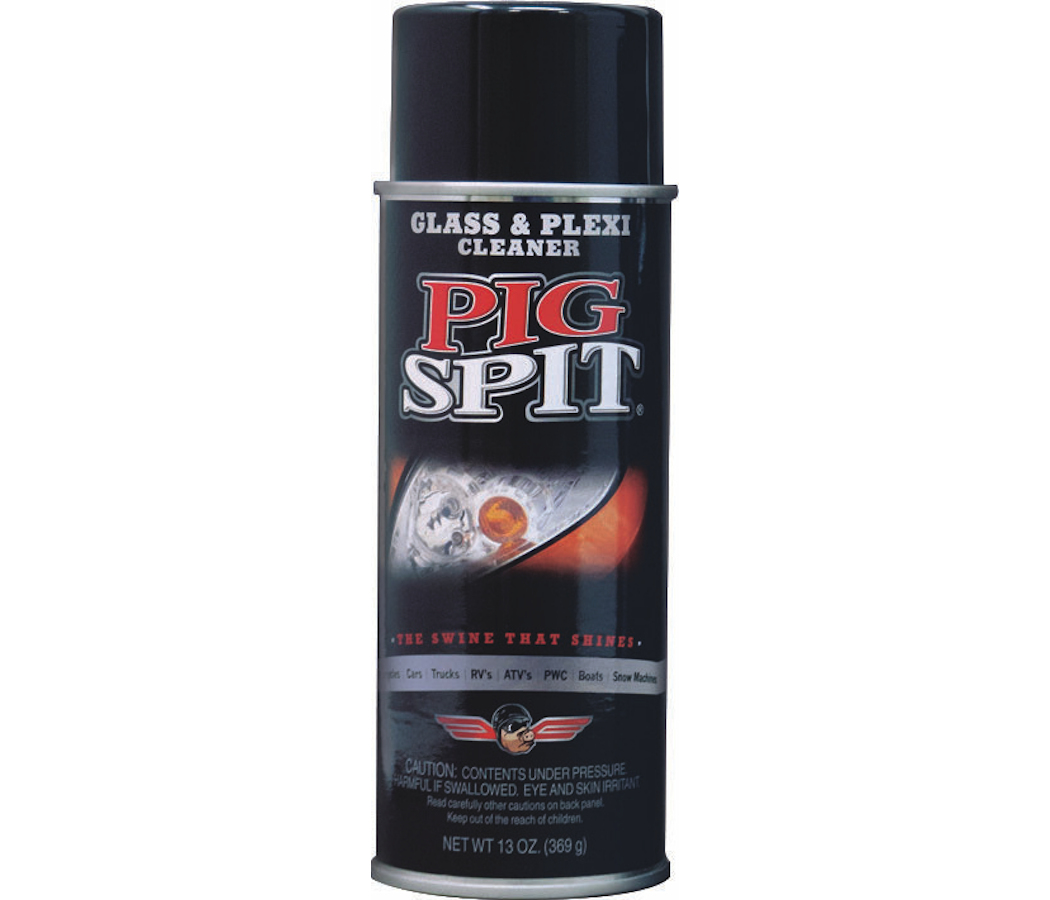 cyclebitz: Pig Spit Glass & Plexi Cleaner