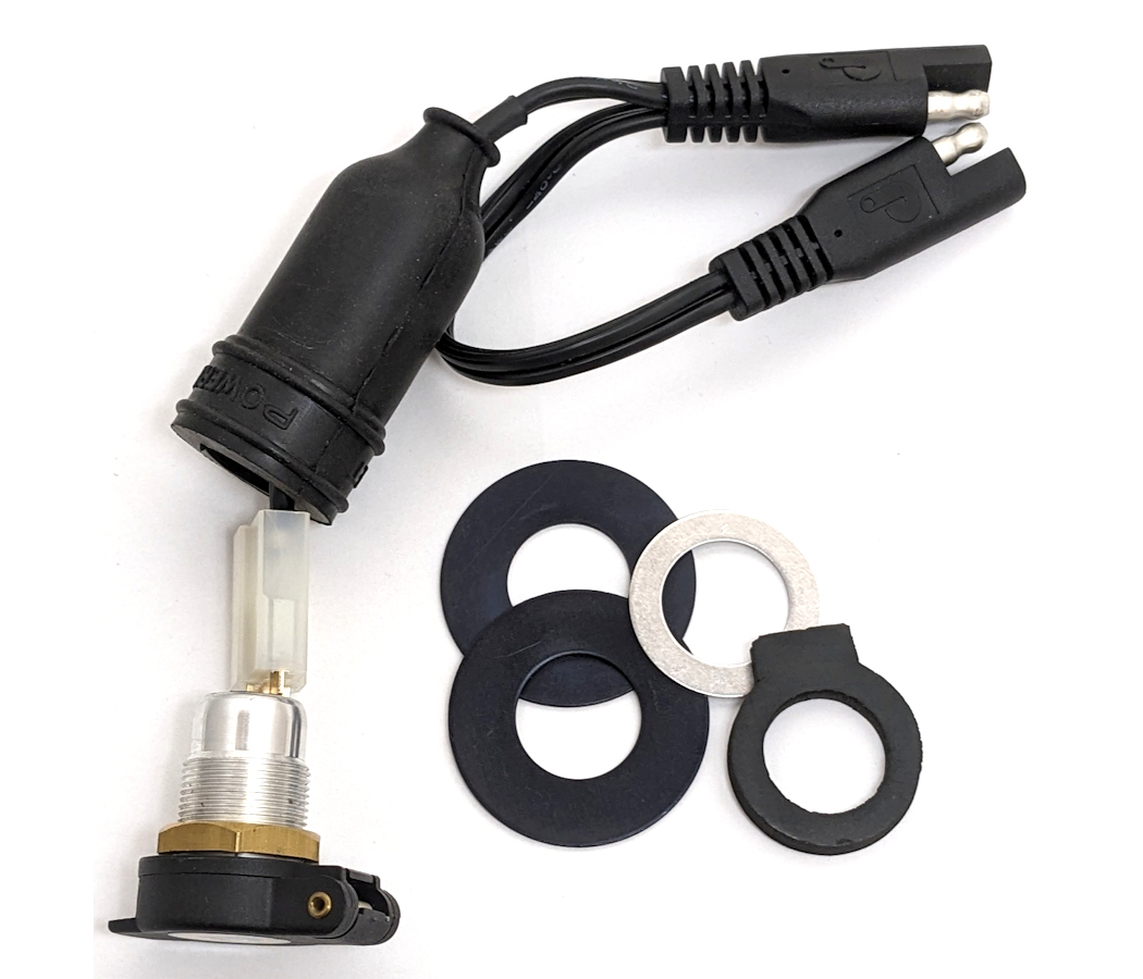 cyclebitz: 12v Luggage Tankbag Outlet Kit