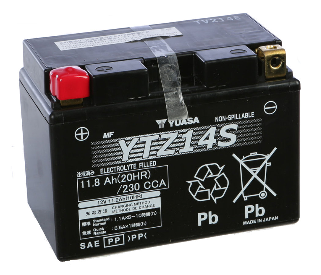 cyclebitz: Yuasa AGM Battery YTZ14S