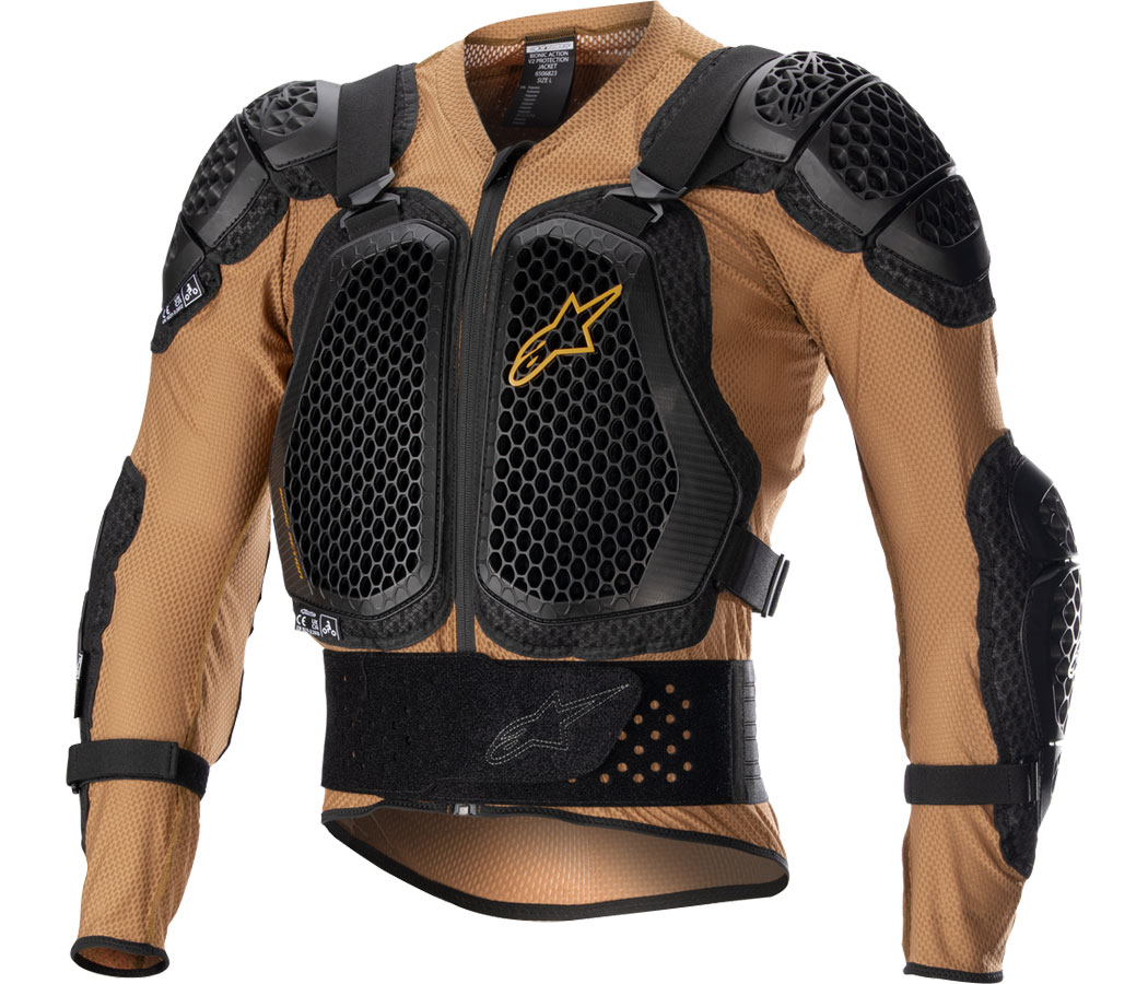 cyclebitz: Alpinestars Bionic Action Protection Jacket V2 - Sand/Black