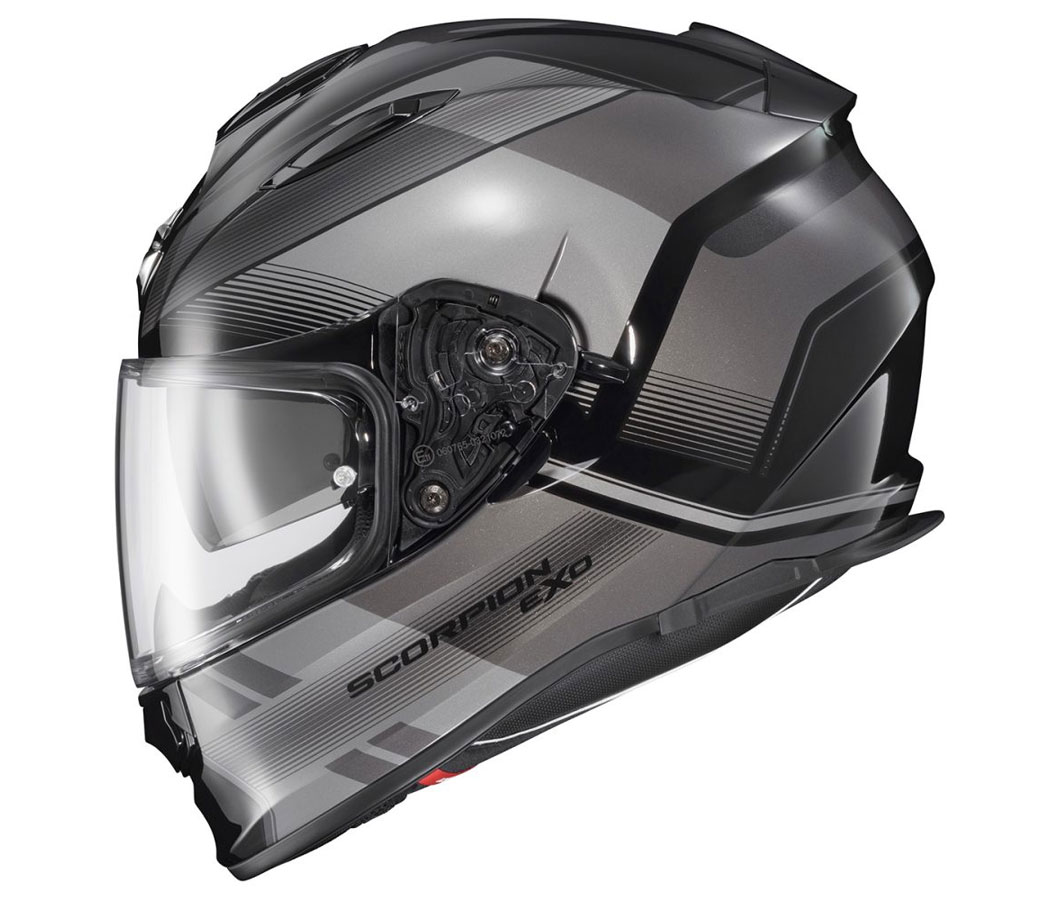 cyclebitz: Scorpion EXO RYZER Full Face Helmet - Edge Dark Grey