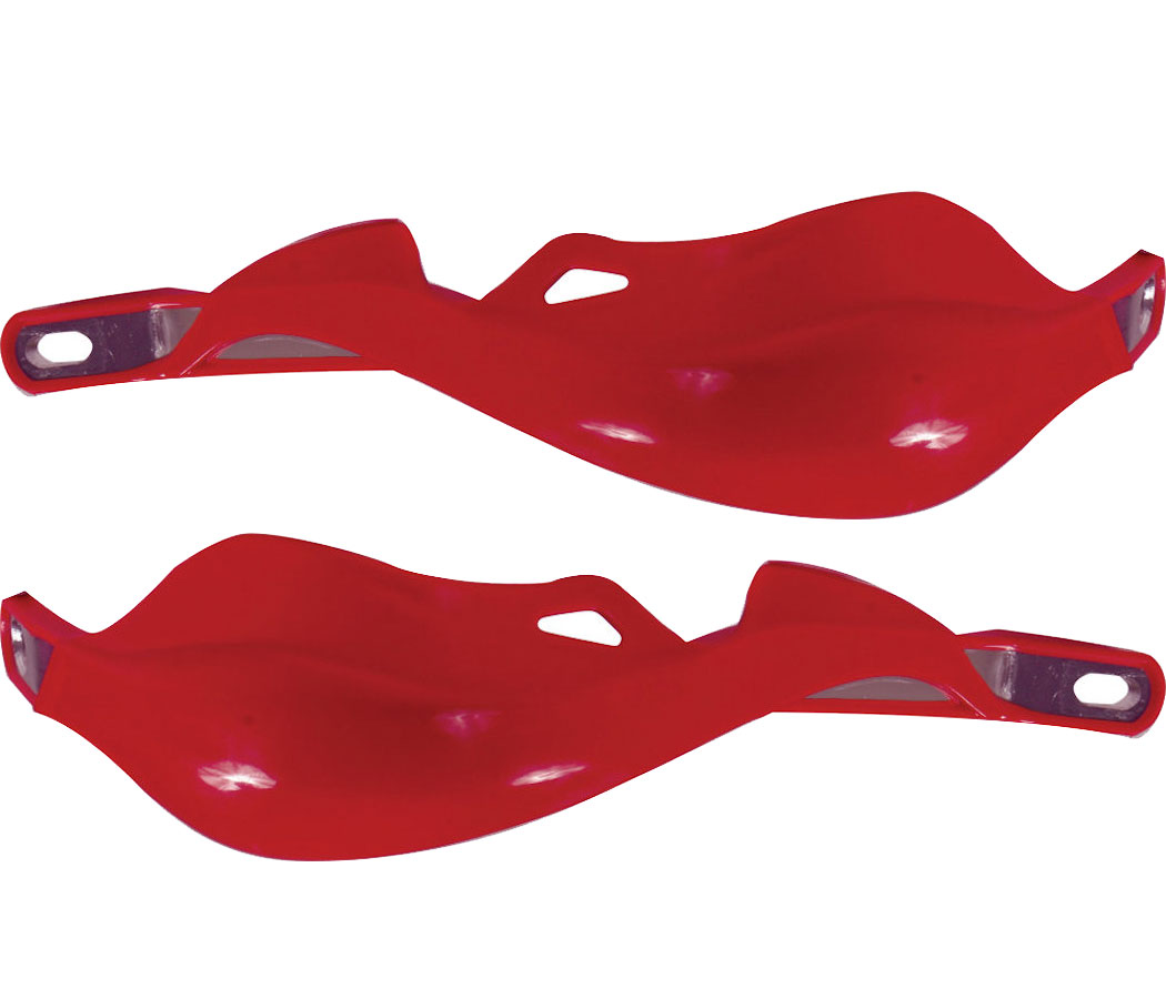 cyclebitz: Fire Power Handguards Off-Road / Motard Red