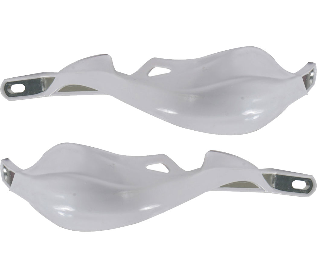 cyclebitz: Fire Power Handguards Off-Road / Motard White