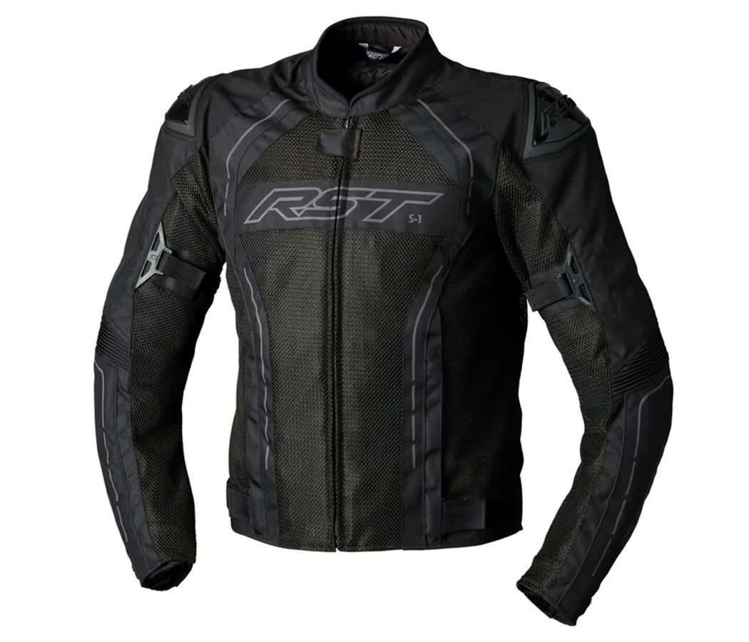 cyclebitz: RST S1 Mesh/Leather CE Jacket Black