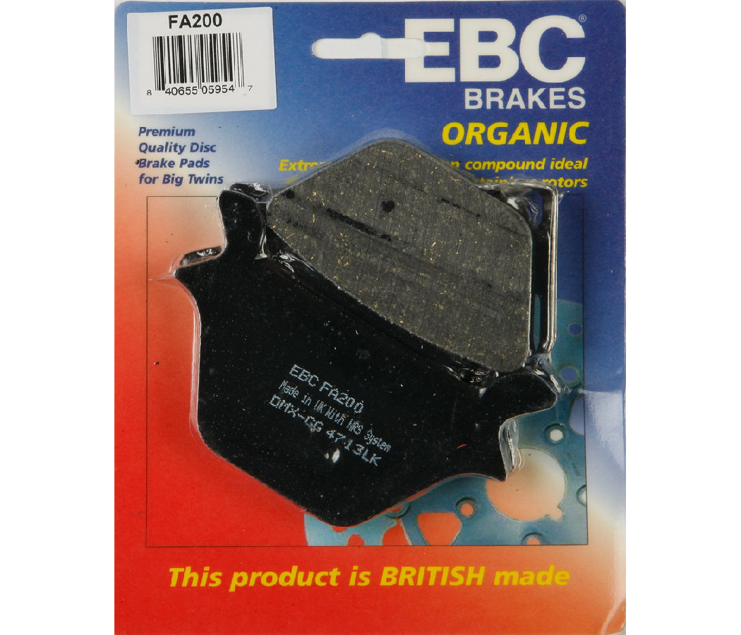 cyclebitz: Brake Pads EBC FA200 Aramid Fiber Organic