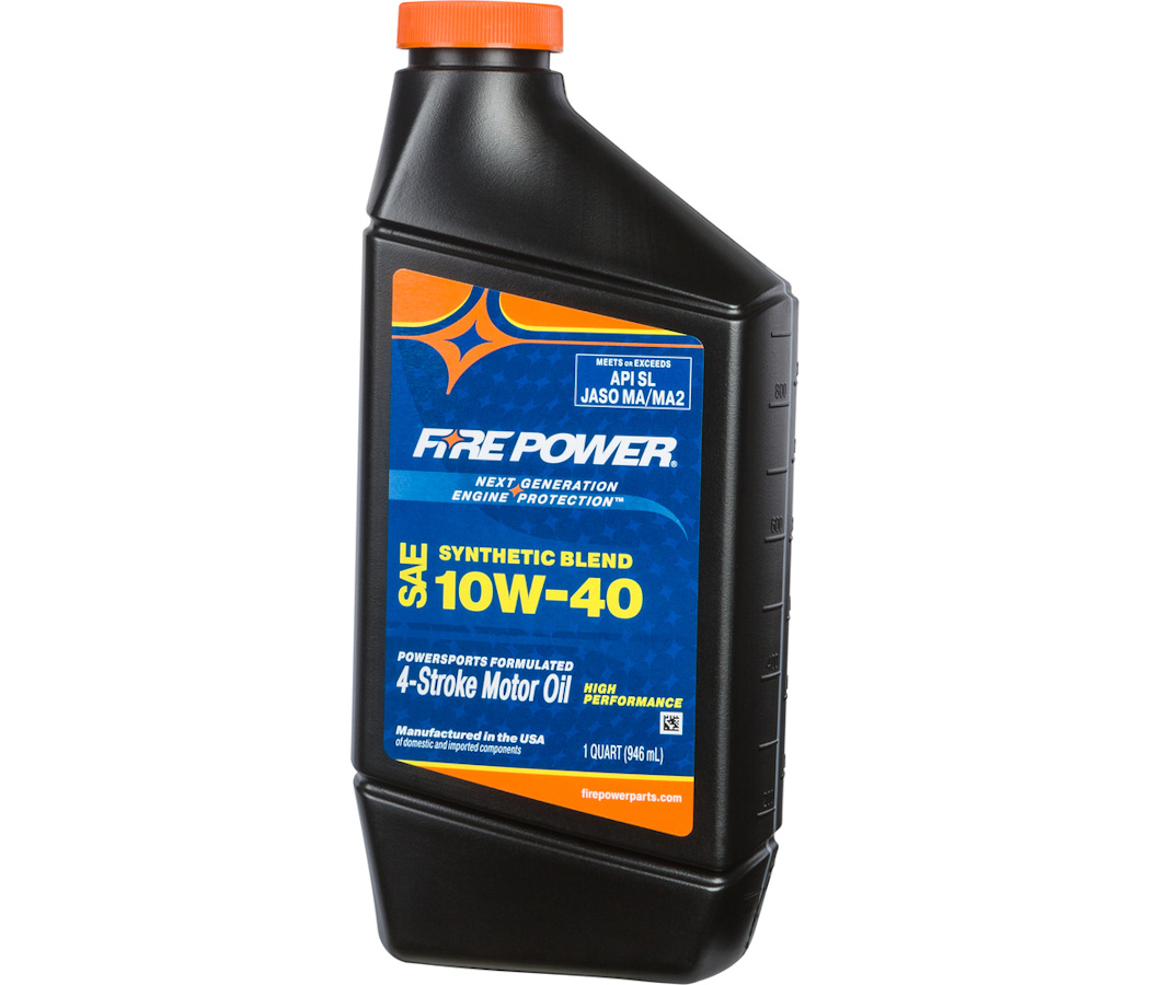 cyclebitz: High Performance 4-Stroke Oil Semi-Synthetic 10W40 Qt