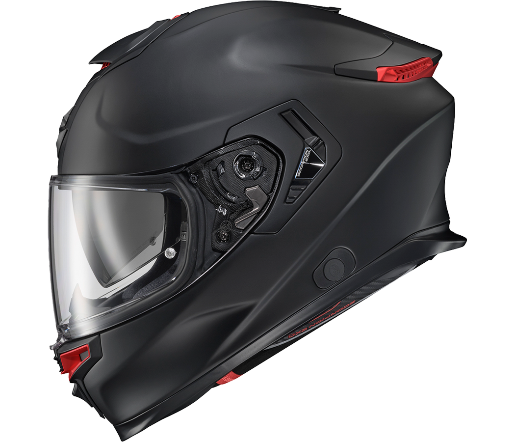 cyclebitz: Scorpion EXO-APEX Eclipse Helmet Matte Black