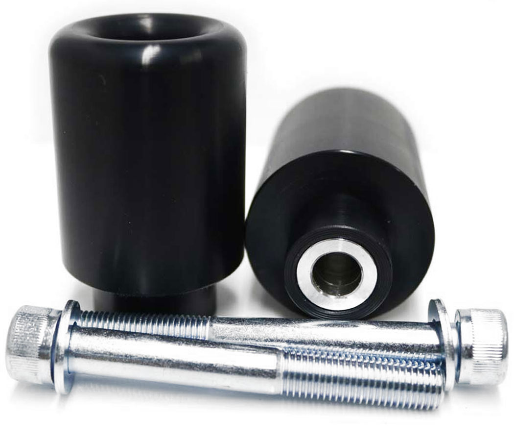 cyclebitz: Shogun Frame Sliders Black (Honda 750-3209)