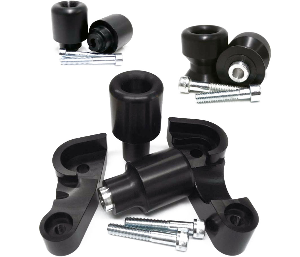 cyclebitz: Shogun Complete Slider Kit Black (Honda 755-3369)