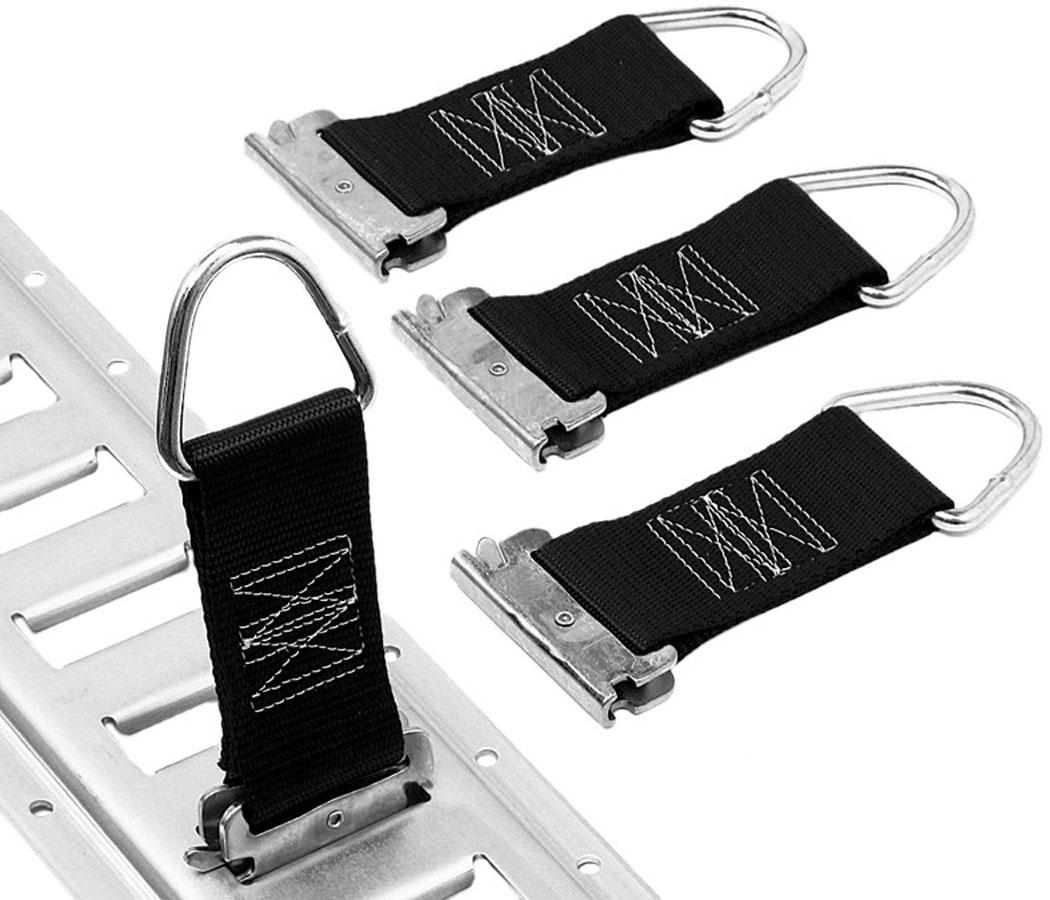 cyclebitz: Powertye E-Track 2" Clip with D-Ring (4-pack)