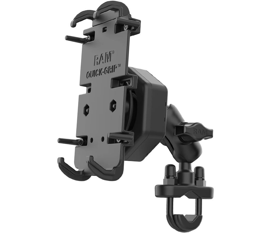 cyclebitz: RAM Mounts Quick Grip XL w/ Vibe-Safe Handlebar U-Bolt Kit - .5"-1.25"