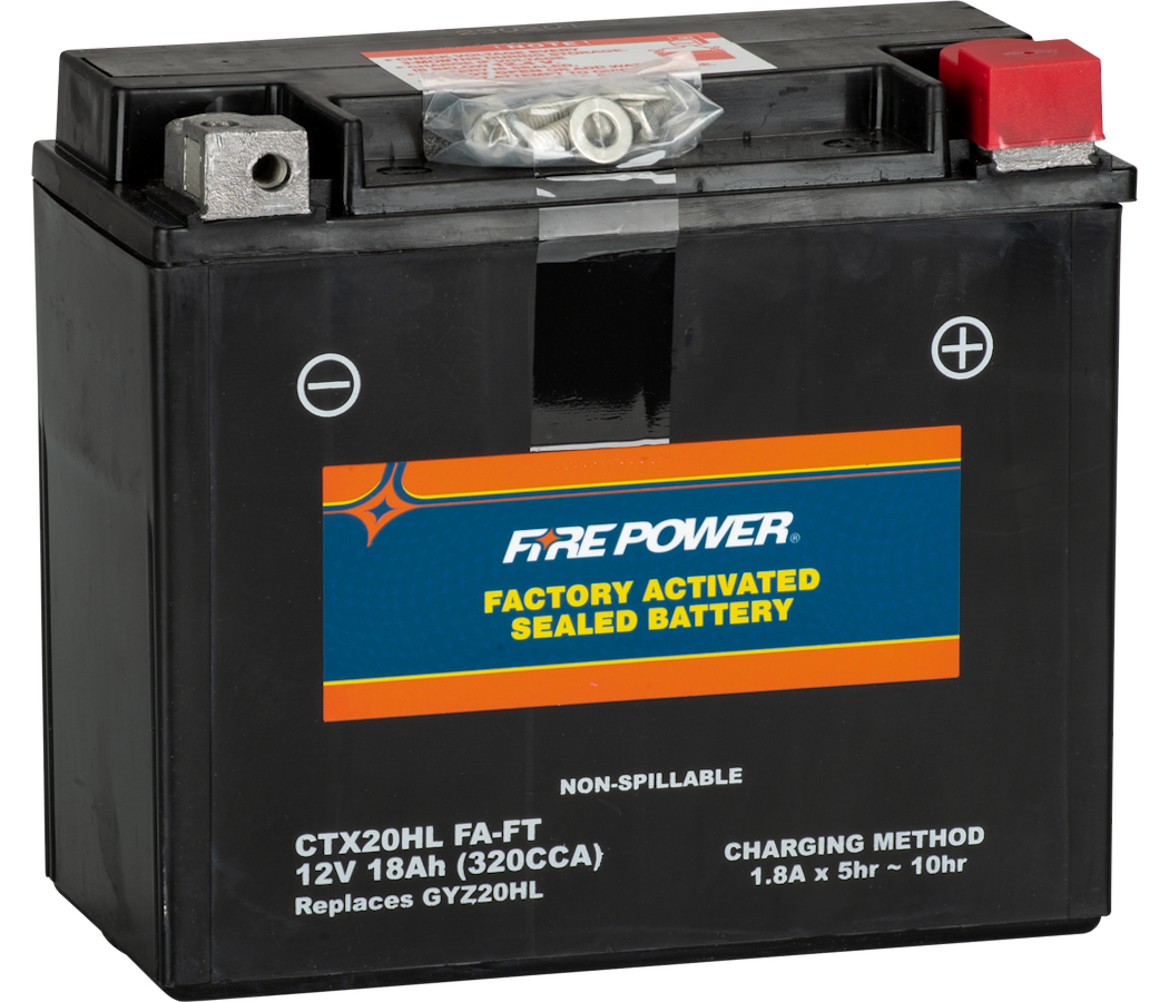 cyclebitz: Fire Power AGM Battery CTX20HL (YTX20HL)