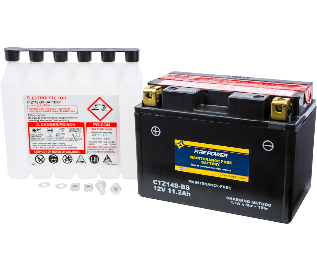 cyclebitz: Fire Power AGM Battery CTZ14S (YTZ14S)