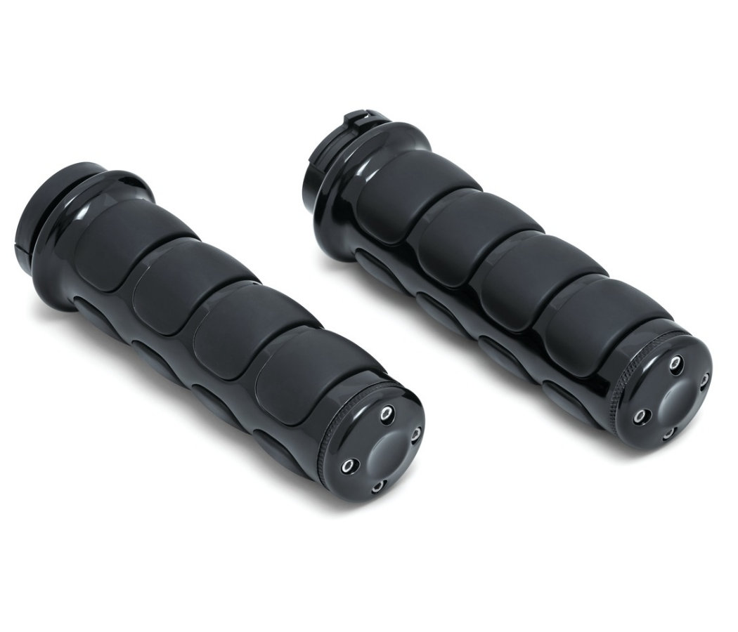 cyclebitz: Kuryakyn 6320 Black ISO-Grips HD Dual Cable