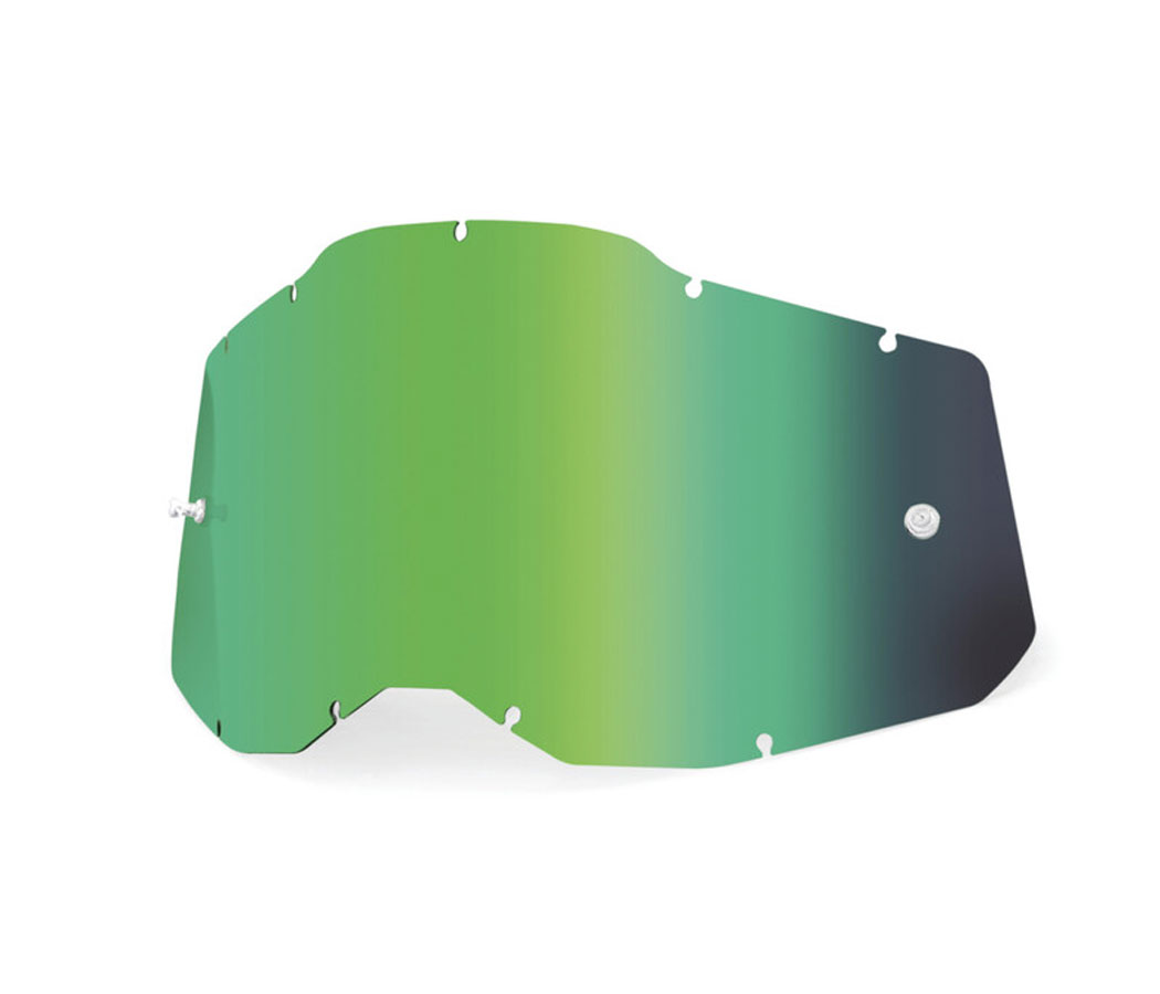 cyclebitz: 100% RC2/AC2/ST2 Replacement Sheet Mirror Green Lens