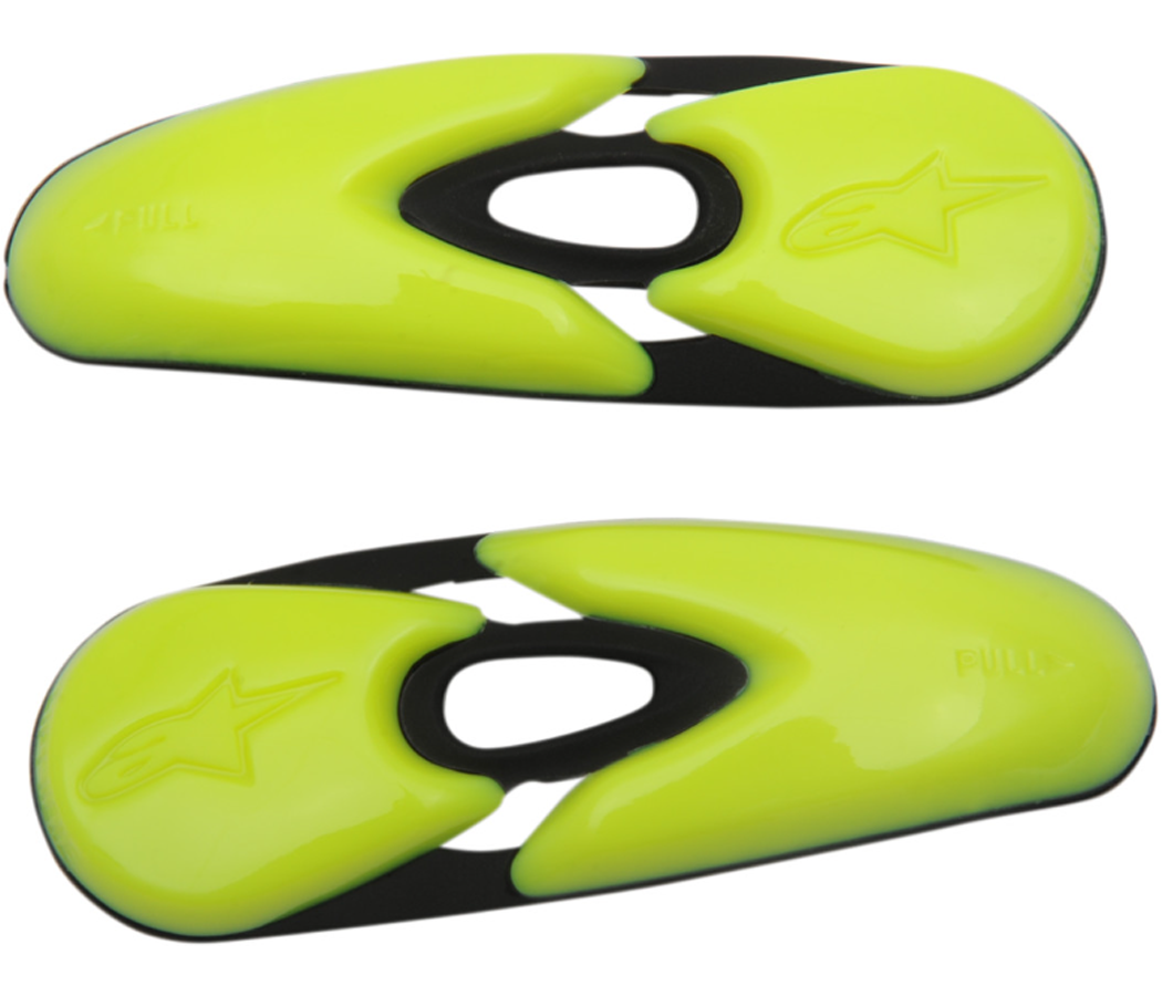 cyclebitz: Alpinestars Boot Toe Sliders Black/Yellow