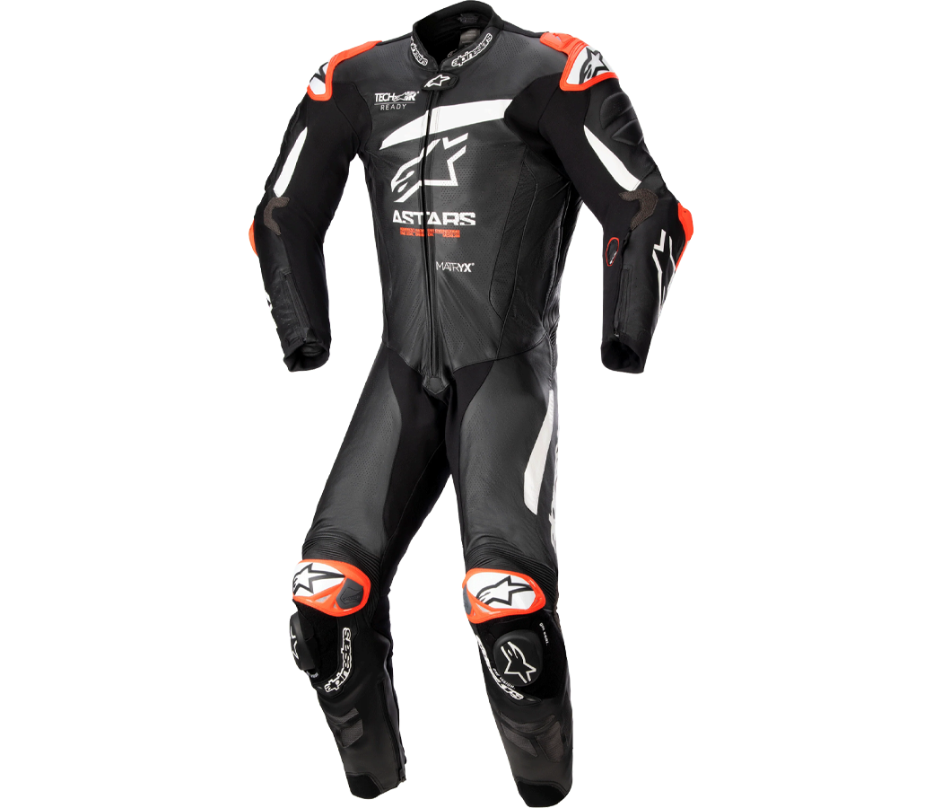 cyclebitz: Alpinestars GP Plus v4 Leather Suit Black/White