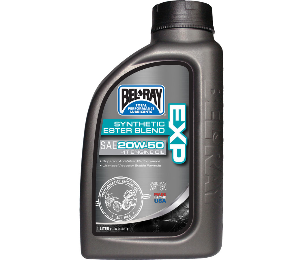 cyclebitz: Bel-Ray EXP Semi-Syn Ester Blend 4T Engine Oil 20W/50 1L