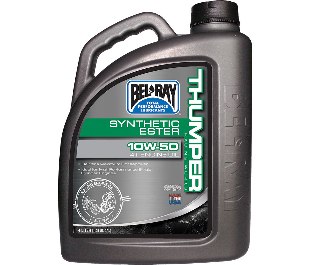 cyclebitz: Bel-Ray Works Thumper Racing Synth Ester 4T Engine Oil 10W/50 4L