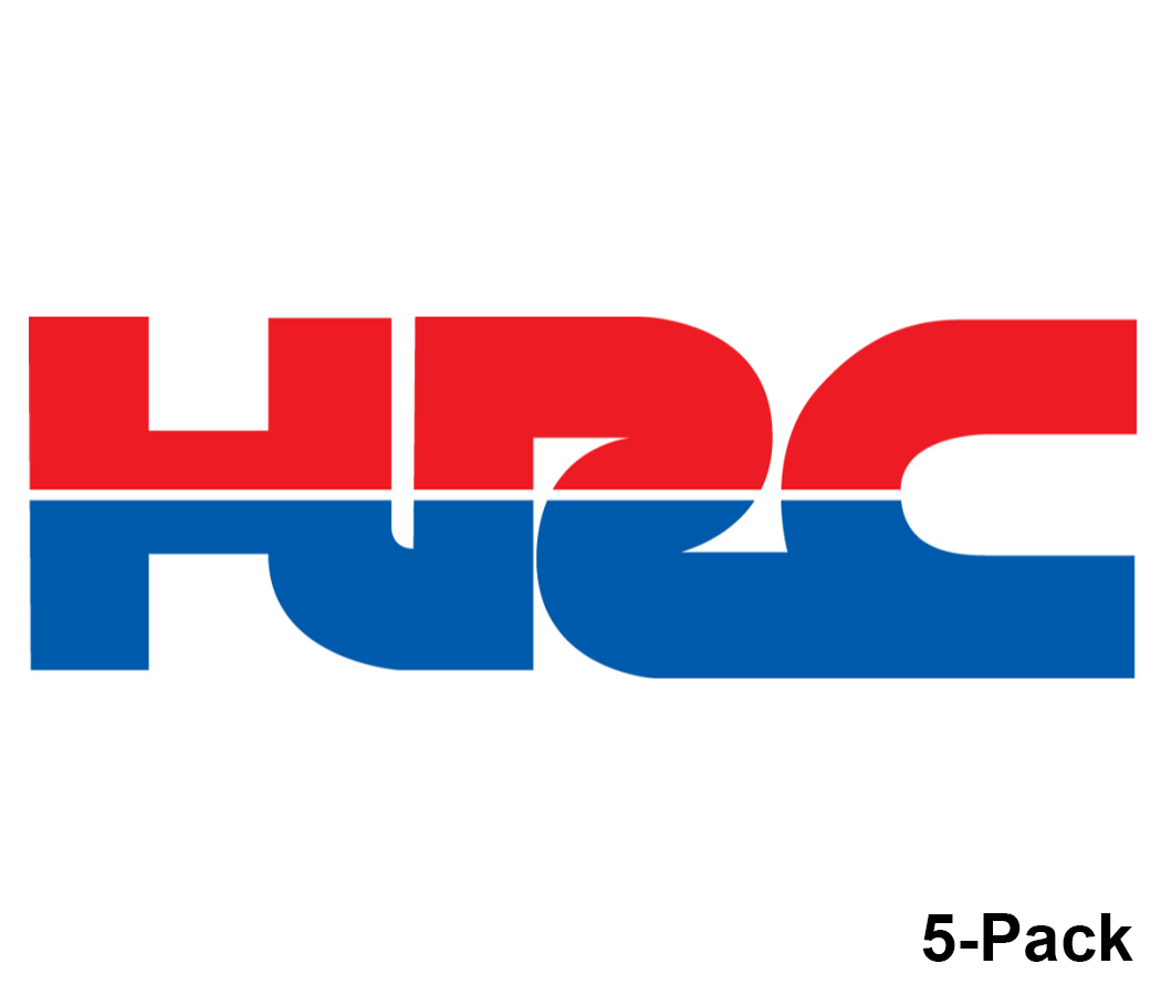 cyclebitz: Factory Effex HRC 5-Pack Logo Decals (Assorted Sizes)