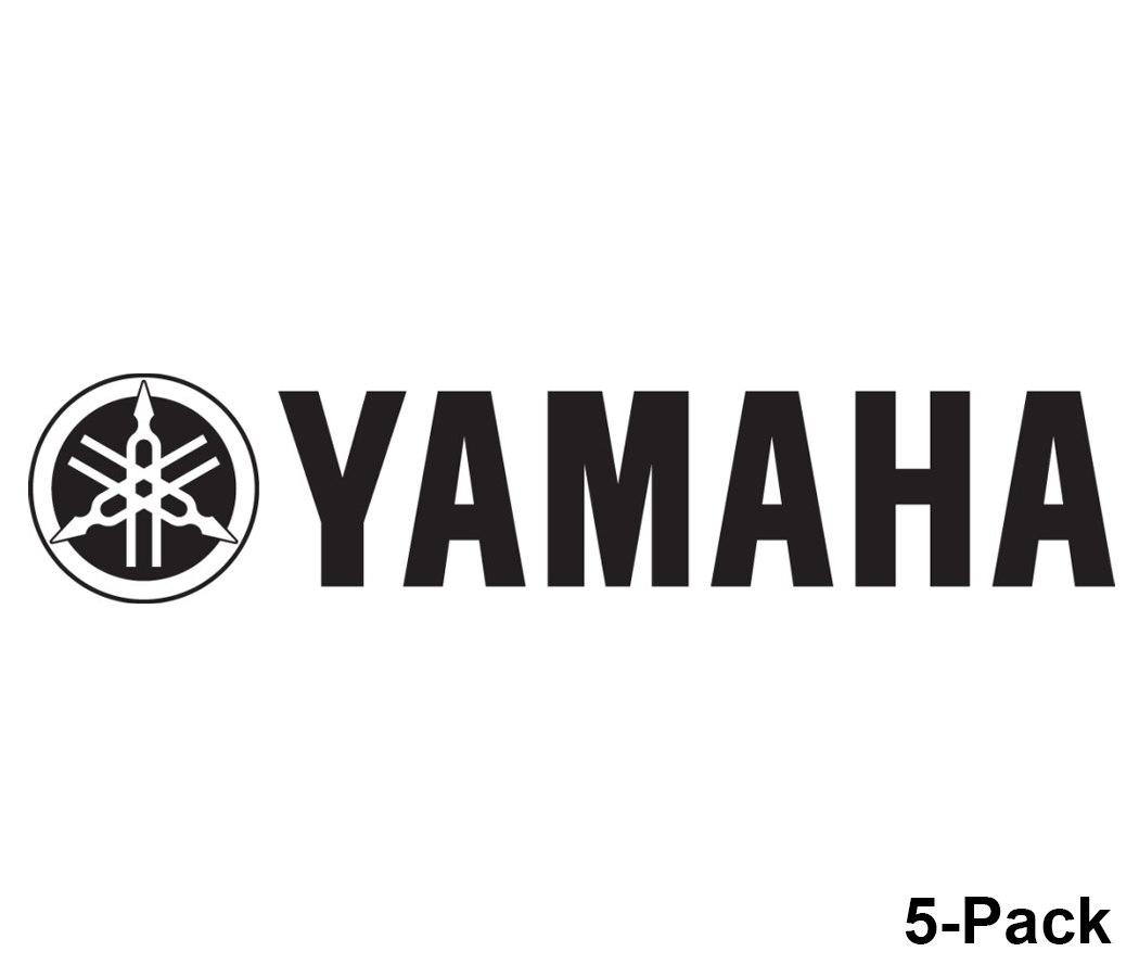 cyclebitz: Factory Effex Yamaha 5-Pack Logo Decals (Assorted Sizes)