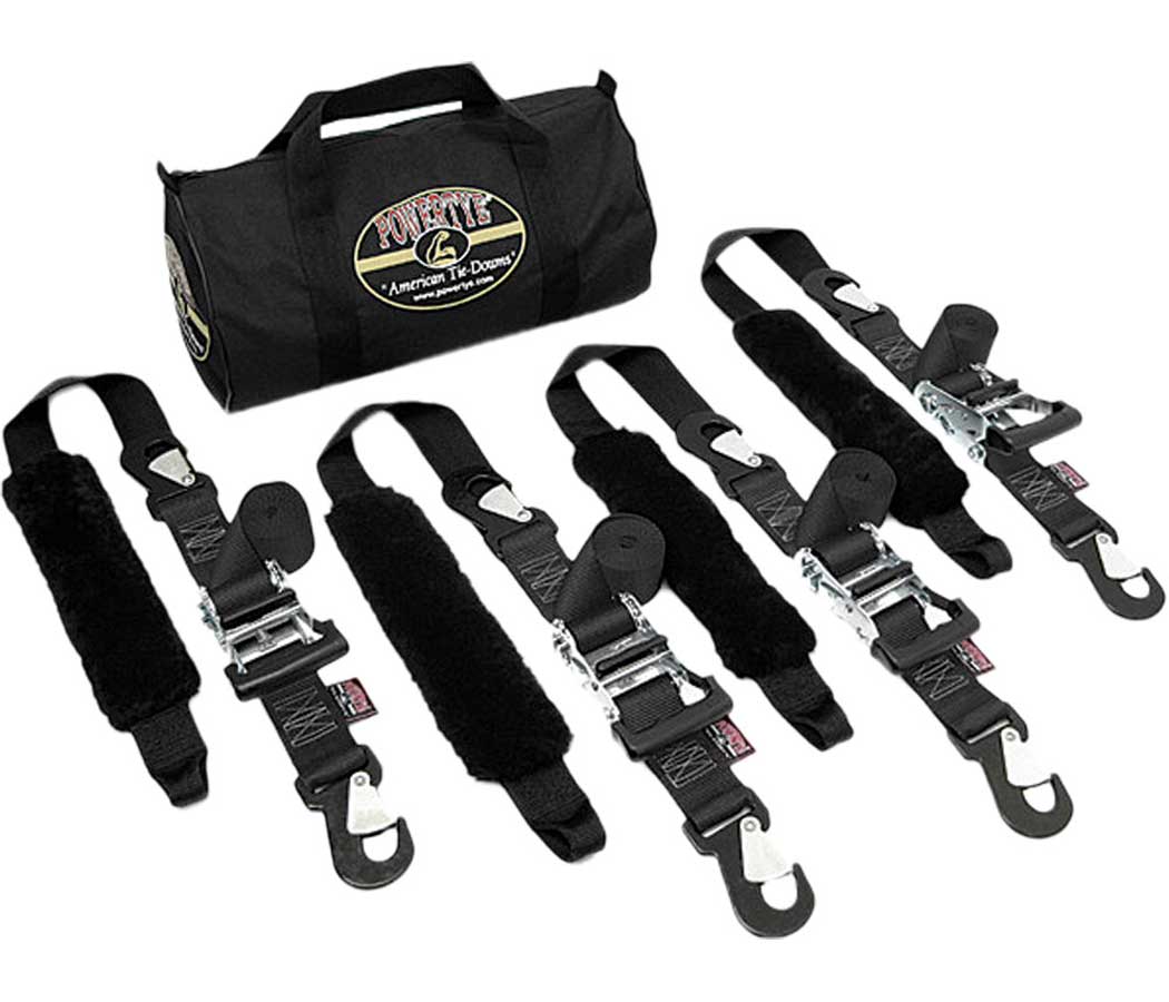 cyclebitz: Powertye Big Daddy Deluxe 2" Tie Down Trailer Kit