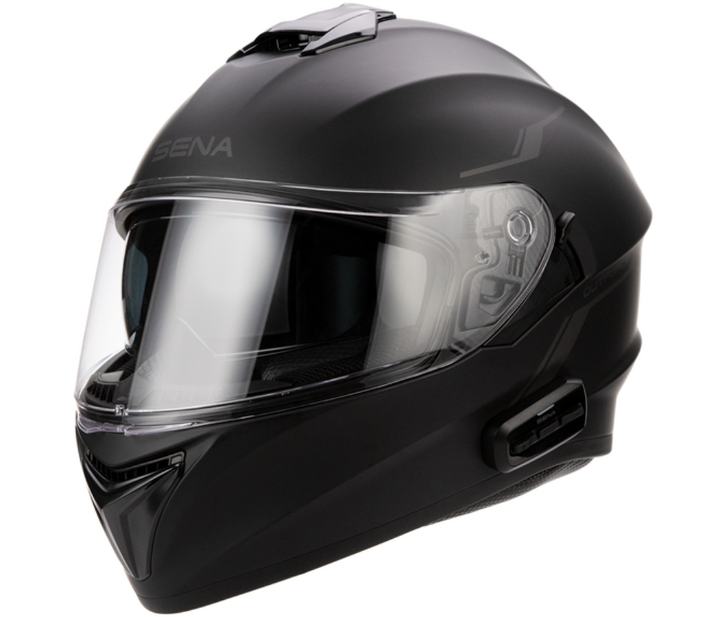 cyclebitz: SENA Outforce Bluetooth Helmet Matte Black