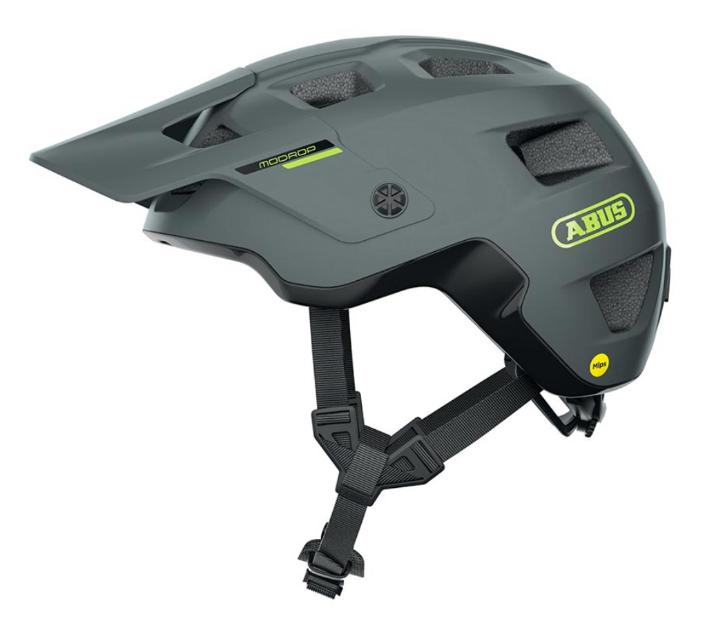 cyclebitz: ABUS MoDrop MIPS Cycling Helmet Concrete Grey