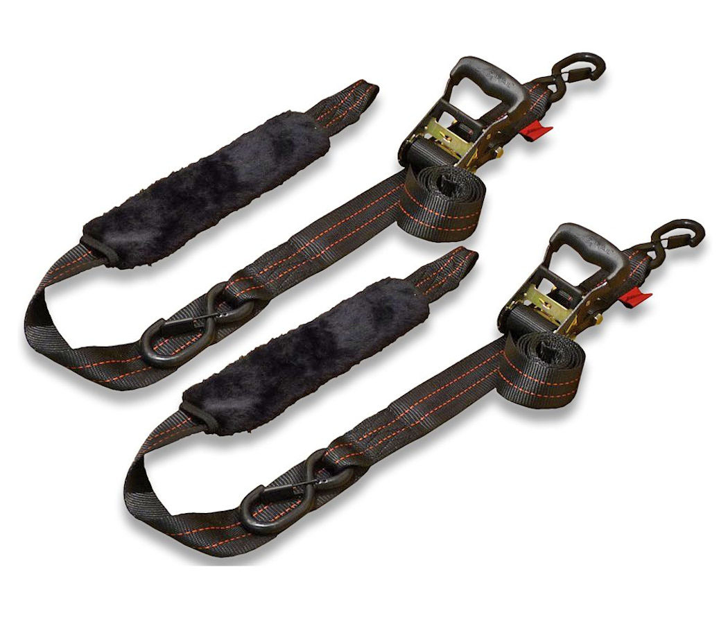 cyclebitz: Drop-Tail Premium 2" Ratchet Straps 7ft with Soft Loops